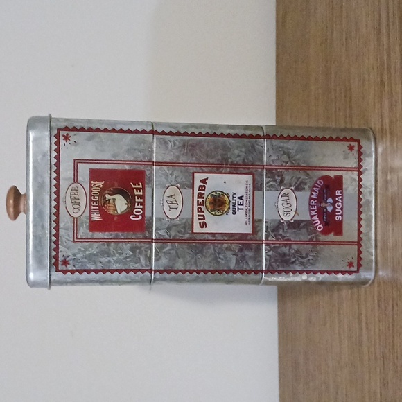 The Tin Box Company | Kitchen | Threepiece Vintage Cannister Set | Poshmark